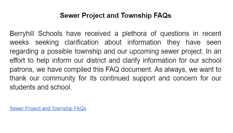 Berryhill Public Schools : Home